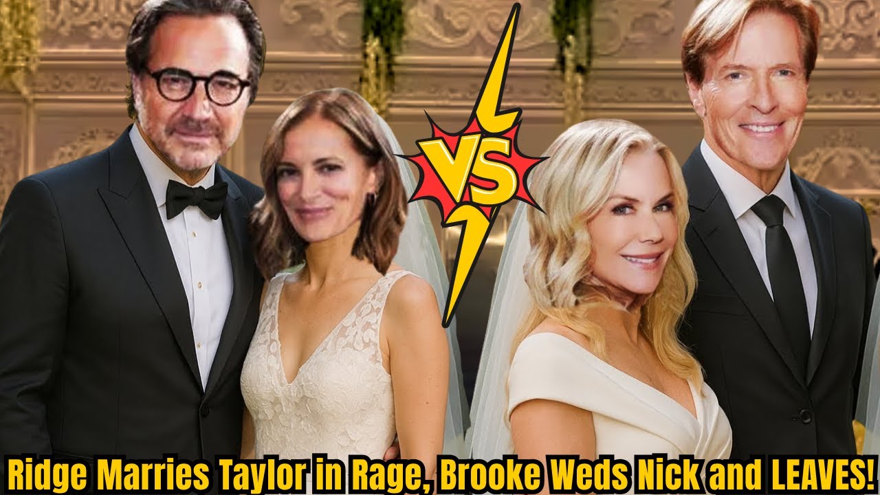 COMPETITIVE WEDDING!Ridge is angry with Brooke & married Taylor!Brooke ...